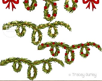 Christmas greenery | Etsy