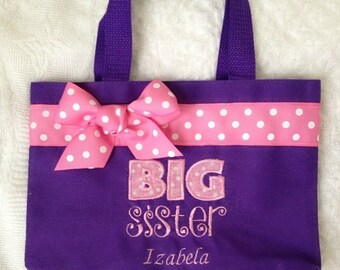 Popular items for big sister tote bag on Etsy