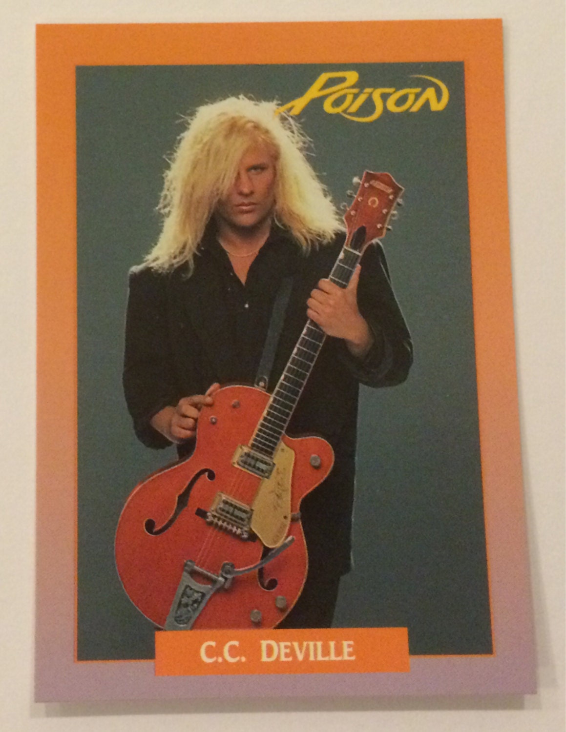 C.C. DEVILLE Poison Trading Card 1991 by TripleGCollectibles