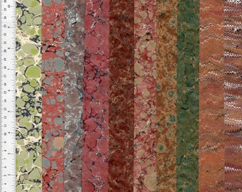Hand Marbled Paper by HandMarbledPaper on Etsy