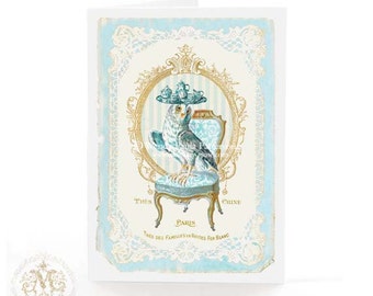 Owl birthday card | Etsy