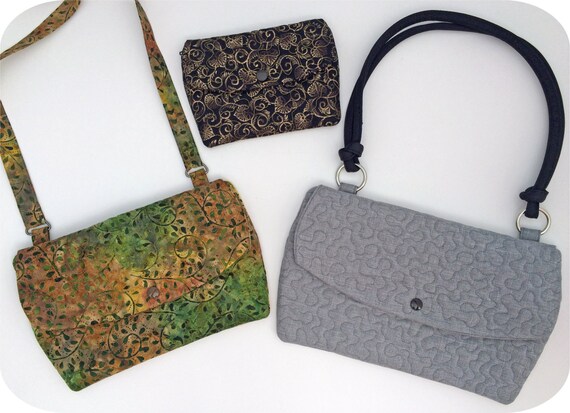 In the Hoop Clutch Purse Set Machine Embroidery Design Files