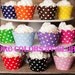 12 Hot Pink Polka Dot Cupcake Wrappers Hot by getthepartystarted