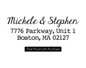 Custom return address stamps & rubber stamps. by myclearstamps