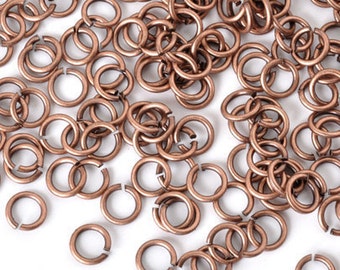 Copper split rings | Etsy