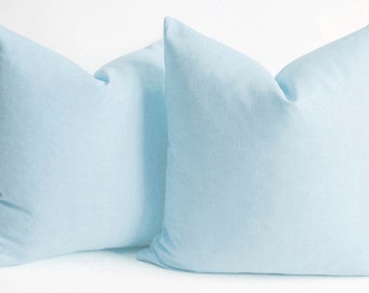 Popular items for light blue pillow on Etsy