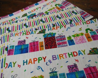 Birthday placemats | Etsy