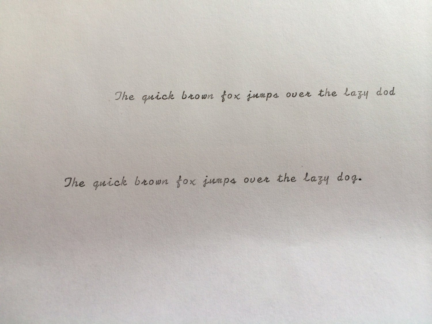 Cursive Brother Signature typewriter 440T script typeface