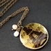 Eiffel Tower Locket Necklace. Eiffel Tower Necklace. Paris