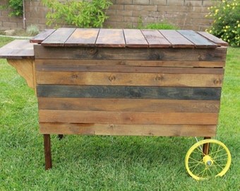 Rustic bar cart | Etsy