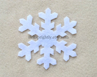 Felt snowflake | Etsy