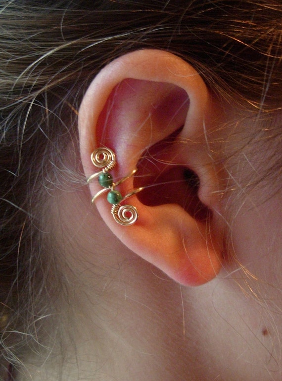 Ear Cuff Ear Wraps Earcuff Single 14K Gold Filled by jhammerberg