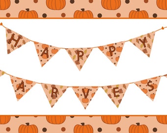 Popular items for harvest banner on Etsy