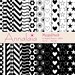 INSTANT DOWNLOAD Digital Paper Pack Navy Blue White Dots