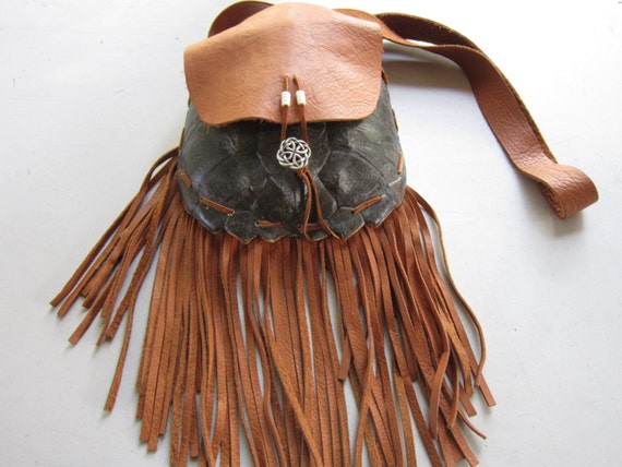 XL Turtle Shell Purse Shoulder Bag by rainbownativetraders