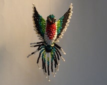 Popular items for beaded hummingbird on Etsy