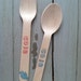 Superhero Themed Wooden Ice Cream Party Spoons or Forks 20