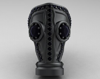 Matte black mask | Etsy