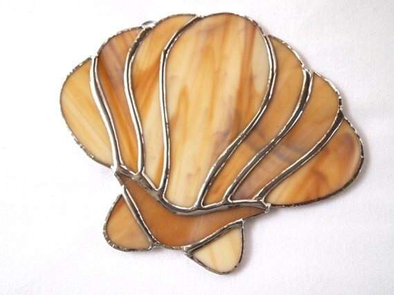 Stained Glass Seashell