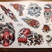 Horror: Traditional Tattoo Flash Sheet
