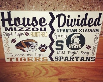 Popular items for house divided sign on Etsy