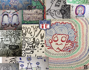 Popular items for hand drawn stickers on Etsy