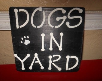 Paw print sign | Etsy