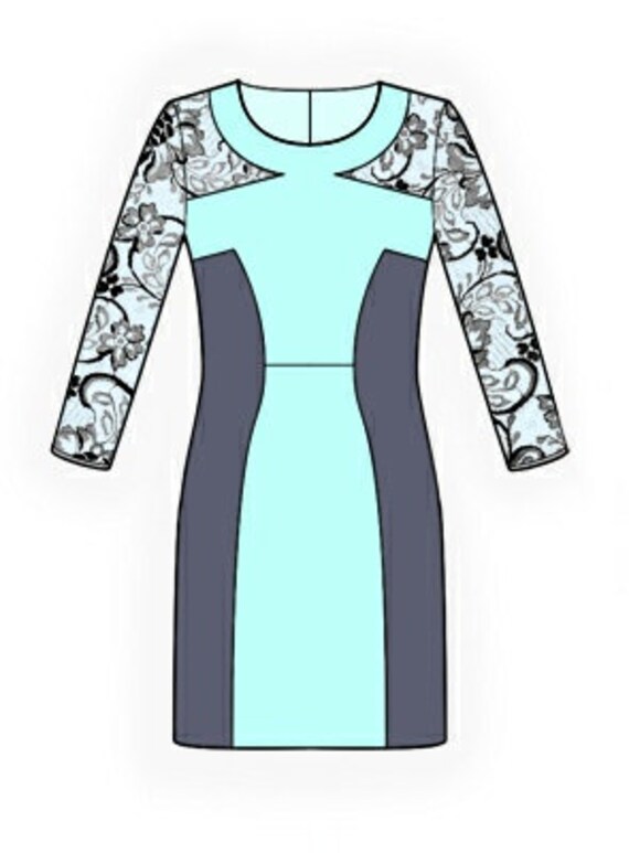 4299 Personalized Dress Pattern PDF sewing pattern by TipTopFit