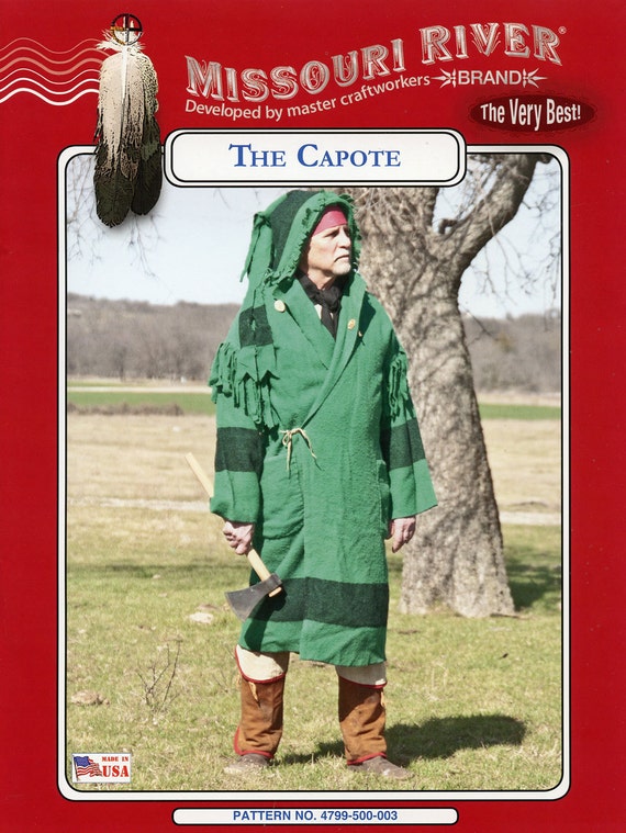 Missouri River Capote Hooded Blanket Coat Sewing Pattern