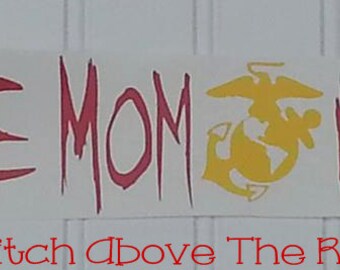 Marine Mom Life Semper Fi Decal