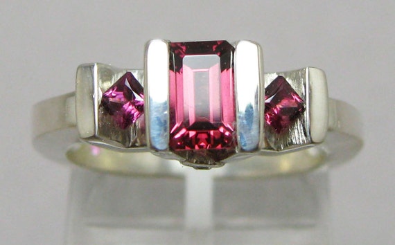 Raspberry Rhodolite Garnet Ring Classic Ring by NellMarieJewelry