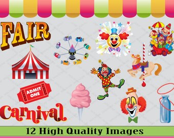 Popular items for carnival clipart on Etsy