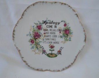 Poem plate | Etsy