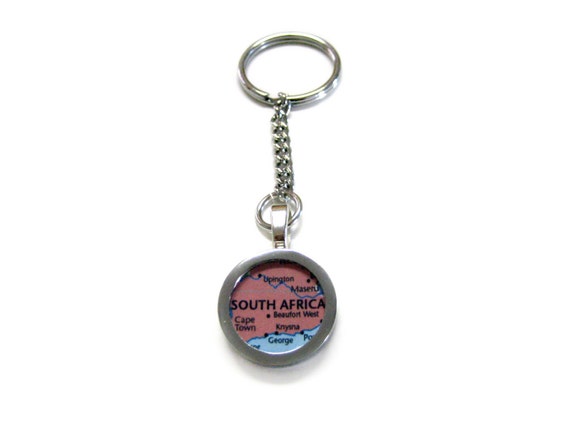 South Africa Map Keychain