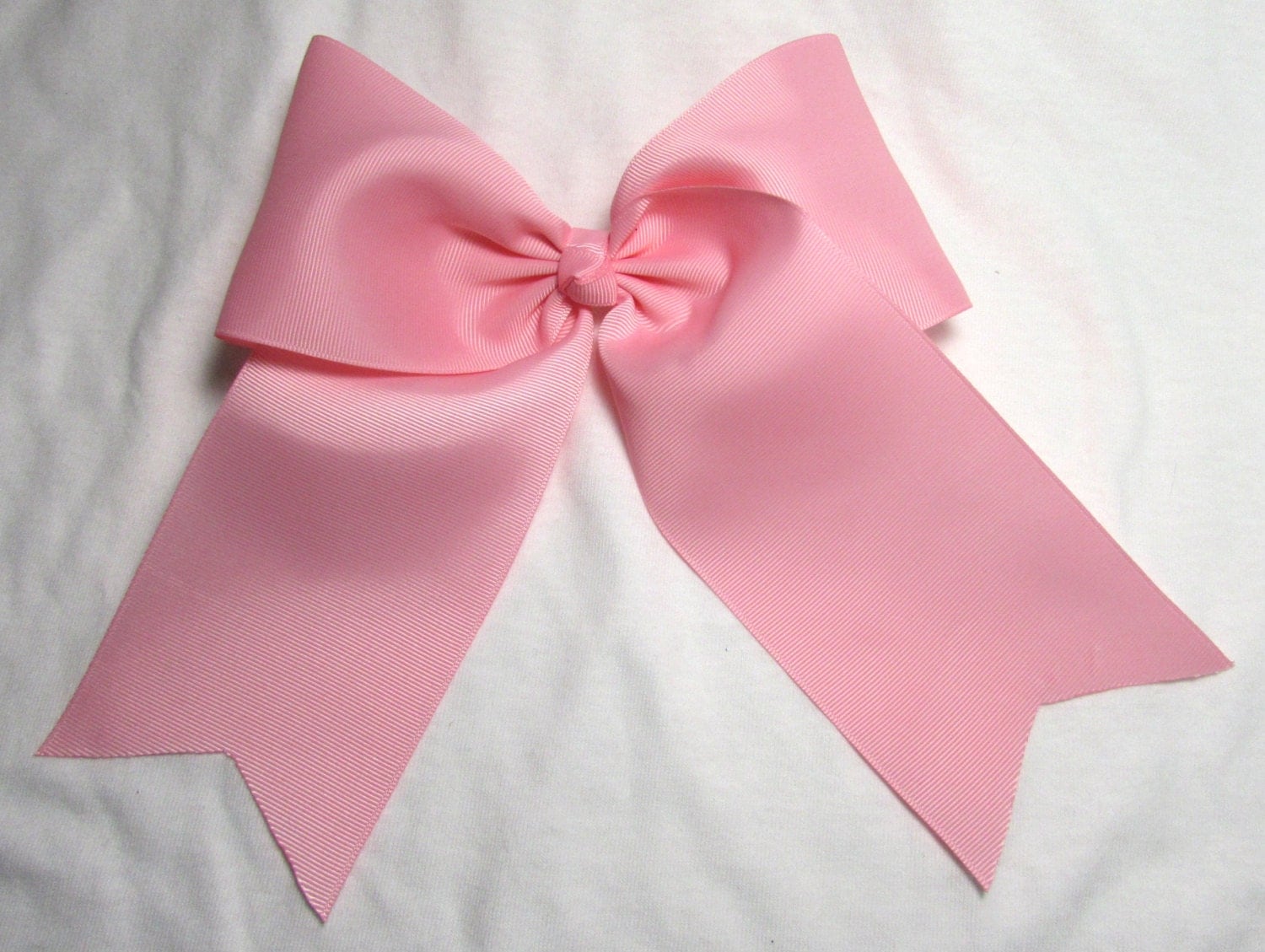 Extra Large Solid Pink Cheer Bow Big Pink Bow Great Pink Out