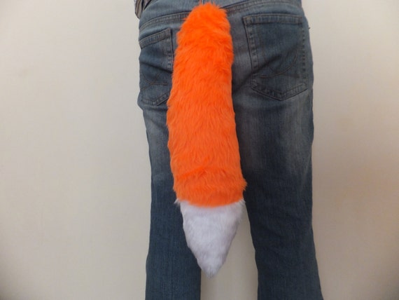 Ginger Orange Cosplay Fox Ears Tail Set Furry By Kittentreasures