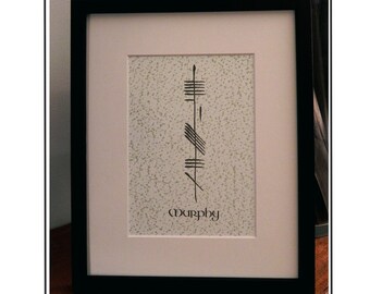Pride Ogham 5x7 Print by OghamArt on Etsy