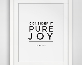 Popular items for consider it pure joy on Etsy