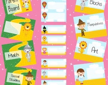 Unique wizard of oz label related items | Etsy