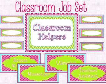 Popular items for classroom helpers on Etsy