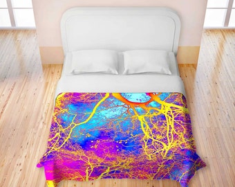 Popular items for bright duvet cover on Etsy