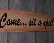 Popular items for sit a spell on Etsy