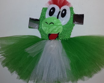 Items similar to Luigi inspired tutu dress on Etsy
