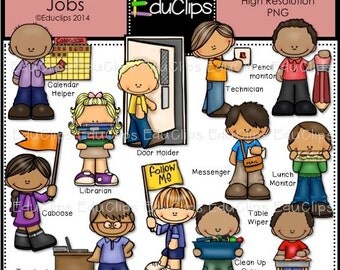 Classroom Jobs clip art