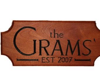 Popular items for hand carved signs on Etsy