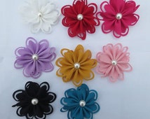 Popular items for mini fabric flowers on Etsy