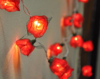 Flower string lights | Etsy