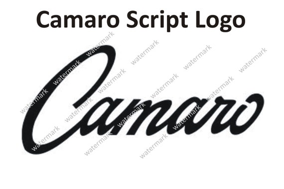 Chevrolet Chevy Camaro Script Logo Decal Sticker by Robnmon