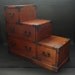 Japanese TANSU Chest Jewelry Box w 4 Drawer & Top Storage
