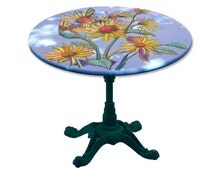 Popular items for painted round table on Etsy